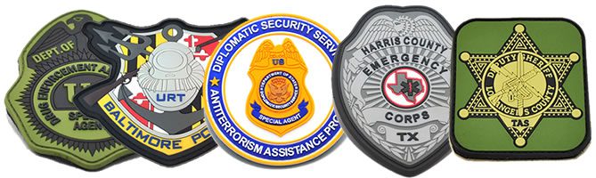 Custom PVC Patches For Law Enforcement Agencies Custom PVC Patches For Law Enforcement Agencies